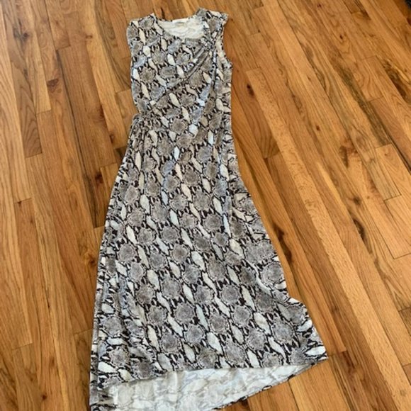 A.L.C. | Dresses | Alc Animal Print Maxi Dress Size 2 | Poshmark